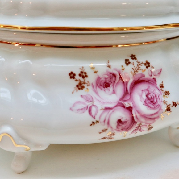 Weimar Porcelain | Storage & Organization | Weimar Porcelain Rose ...